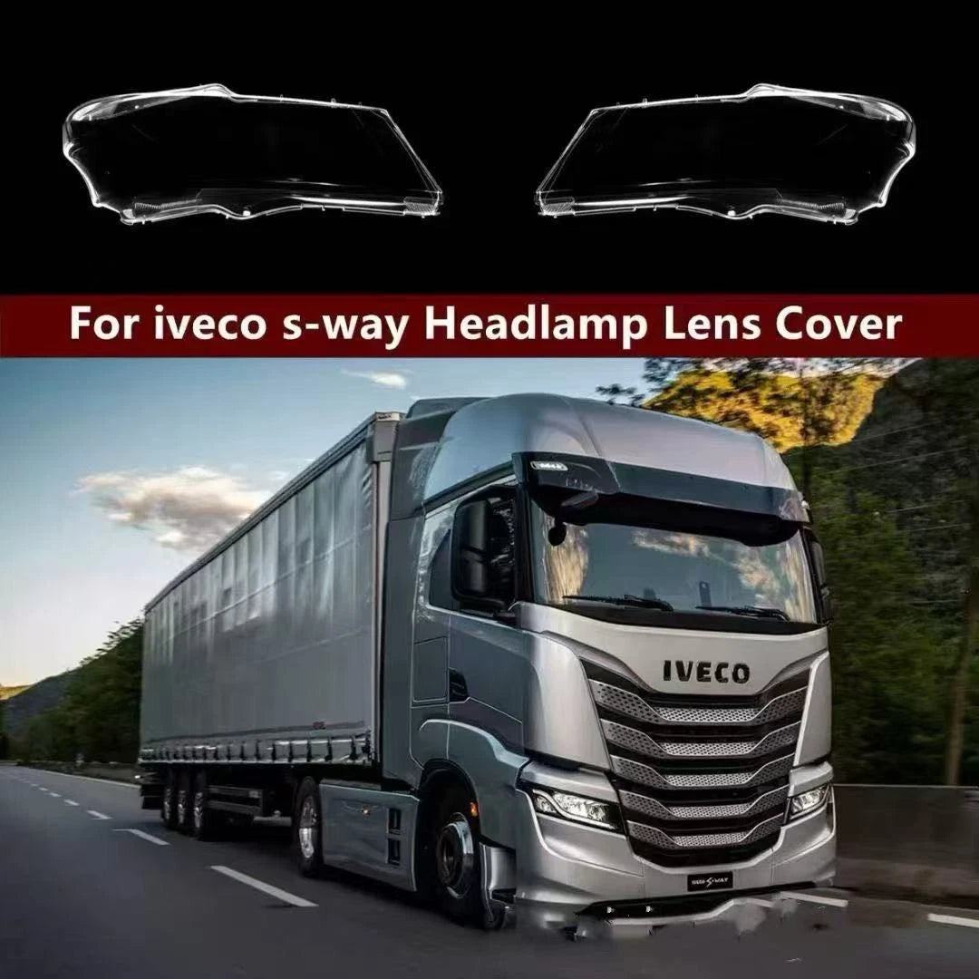 Pair For Iveco S Way Headlights Lens Cover Iveco S Way Headlamp Lens C ...