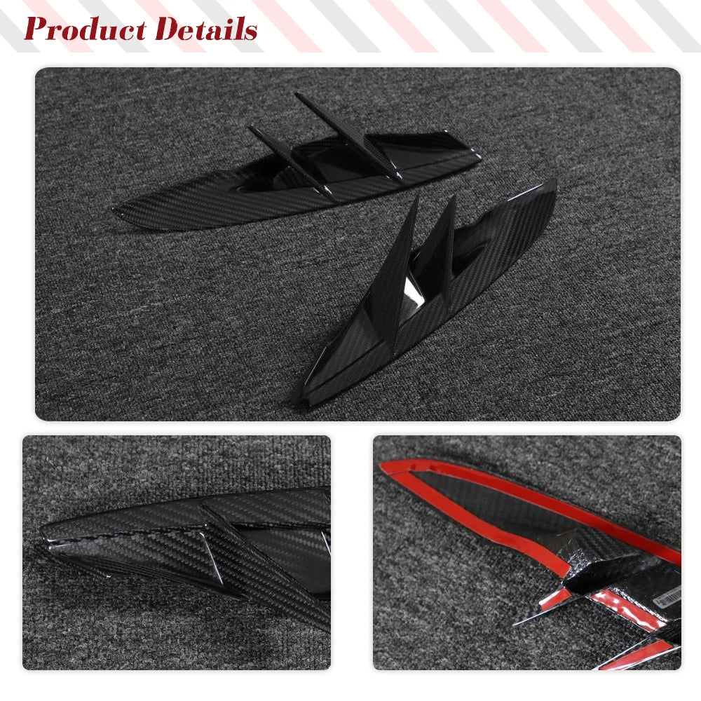 Dry Carbon Car Front Canards For Toyota Supra GR A90 A91 MK5 2019-2023 ...