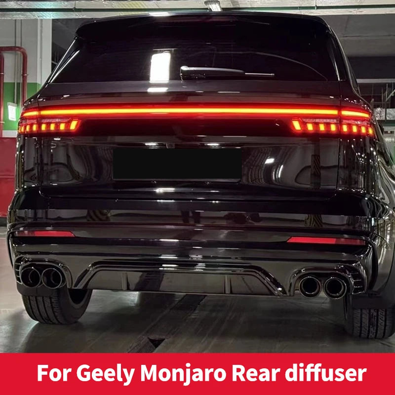 For Geely Monjaro Xingyue L 2021 2022 2023 2024 Rear Bumper Diffuser S ...
