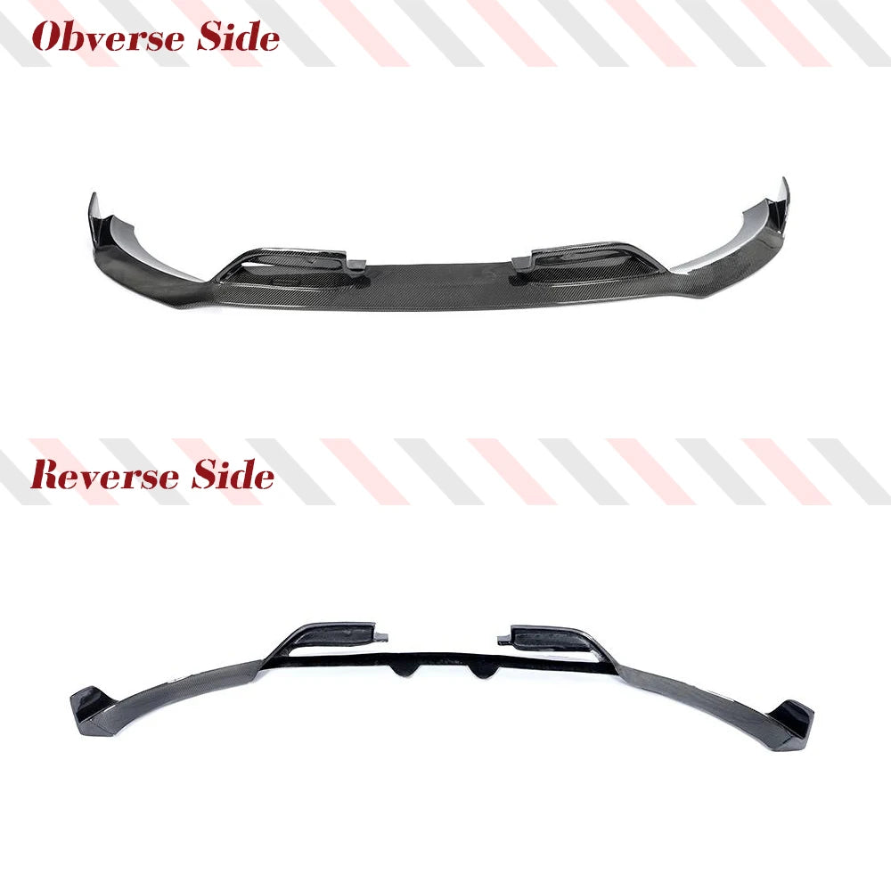 Carbon Fiber Front Bumper Lip Spoiler Car Front Body Kits For Mercedes ...