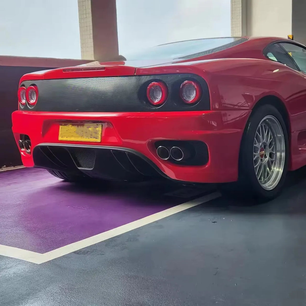 For Ferrari 360 Rear Diffuser Fin F360 Rear Diffuser Fin Fiberglass ...