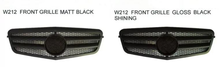 For mercedes benz w212 front grille gloss black 2010-2013 – Limbotics ...