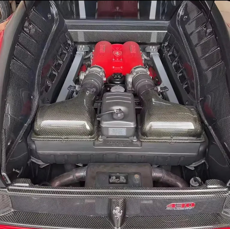 For Ferrari 430 Engine Bay F430 Engine Bay F430 Engine Bay Carbon Fibe ...
