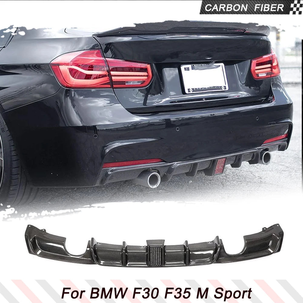 Carbon Fiber / FRP Rear Diffuser for BMW 3 Series F30 F35 M Sport 2012 ...