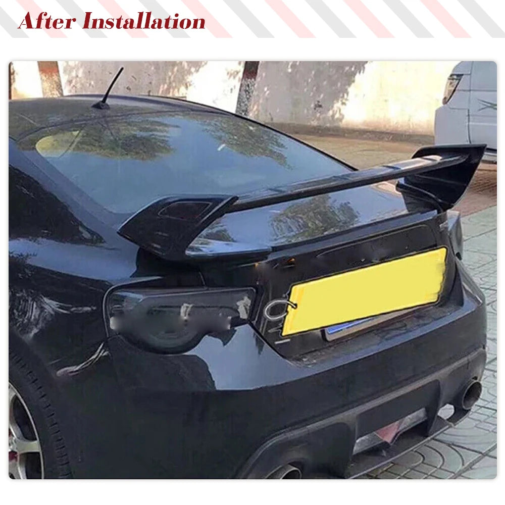 Car Rear Trunk Racing Spoiler Boot Lip Wing Spoiler For Toyota GT86 Su ...