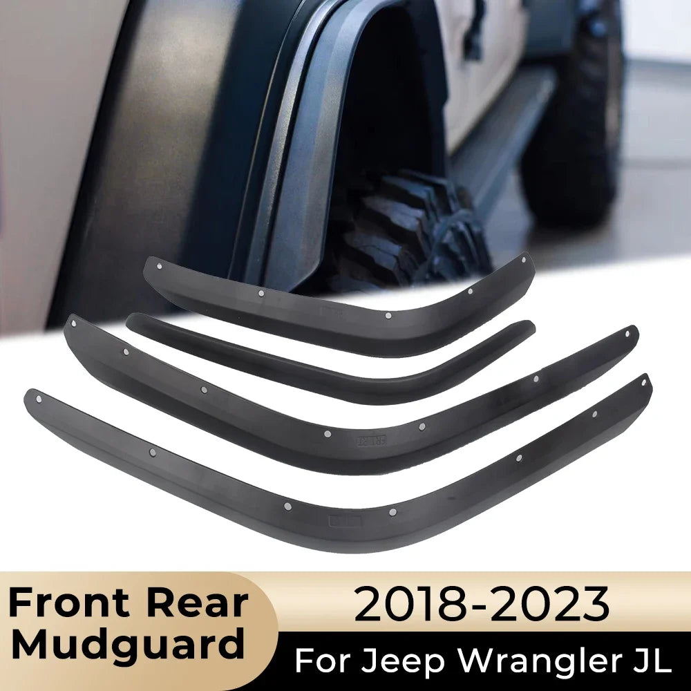 For Jeep Wrangler JL 2018+ Fender Flare Widen Trim Mudflaps Car Wheel ...