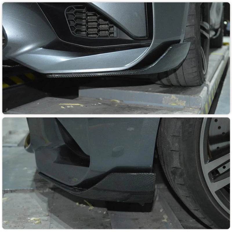 Carbon Fiber Car Front Bumper Splitters Spoiler for BMW F87 M2 Base Co ...