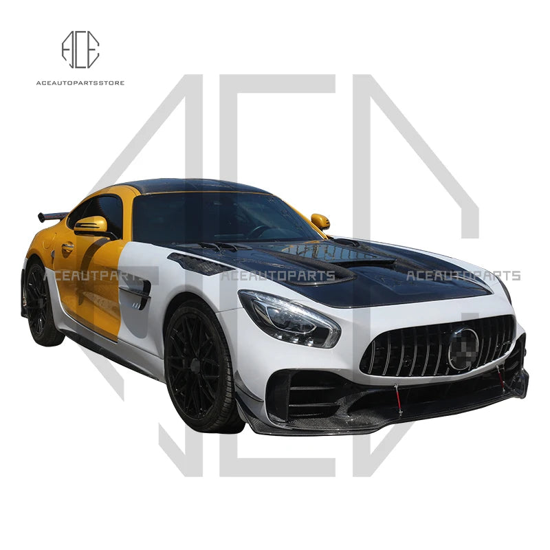 Upgrade to GTR Pro Style Carbon Fiber Body Kit For Mercedes Benz AMG G ...