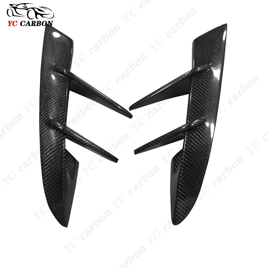 For Toyota GR Supra A90 A91 MK5 Carbon Fiber Car Front Bumper Wind kni ...