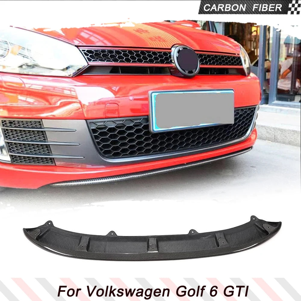Car Front Bumper Lip Spoiler Splitters Aprons For Volkswagen VW Golf 6 ...