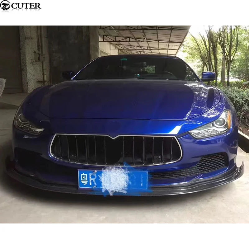 Car Body Kit Carbon Fiber Front Bumper Lip Rear Diffuser Lip Side Skir ...