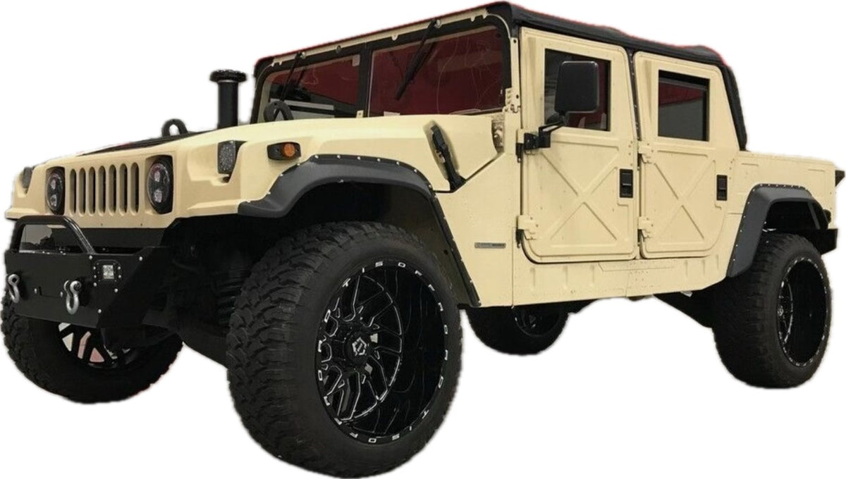 6 Pieces Set Fender Flares Kit For Hummer H1 & Humvee M998 M1151 M1167 ...