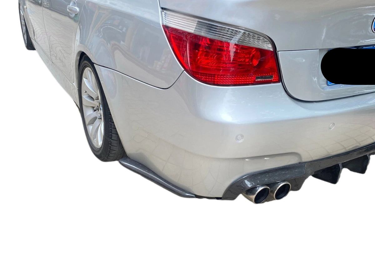 For BMW E60 M5 Rear Bumper Side Splitter Panels Carbon Fiber Only M5 b ...