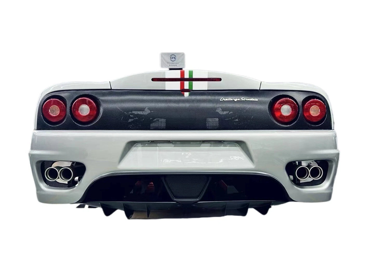For Ferrari 360 Challenge Stradale Rear Diffuser F360 CS Diffuser Fibe ...