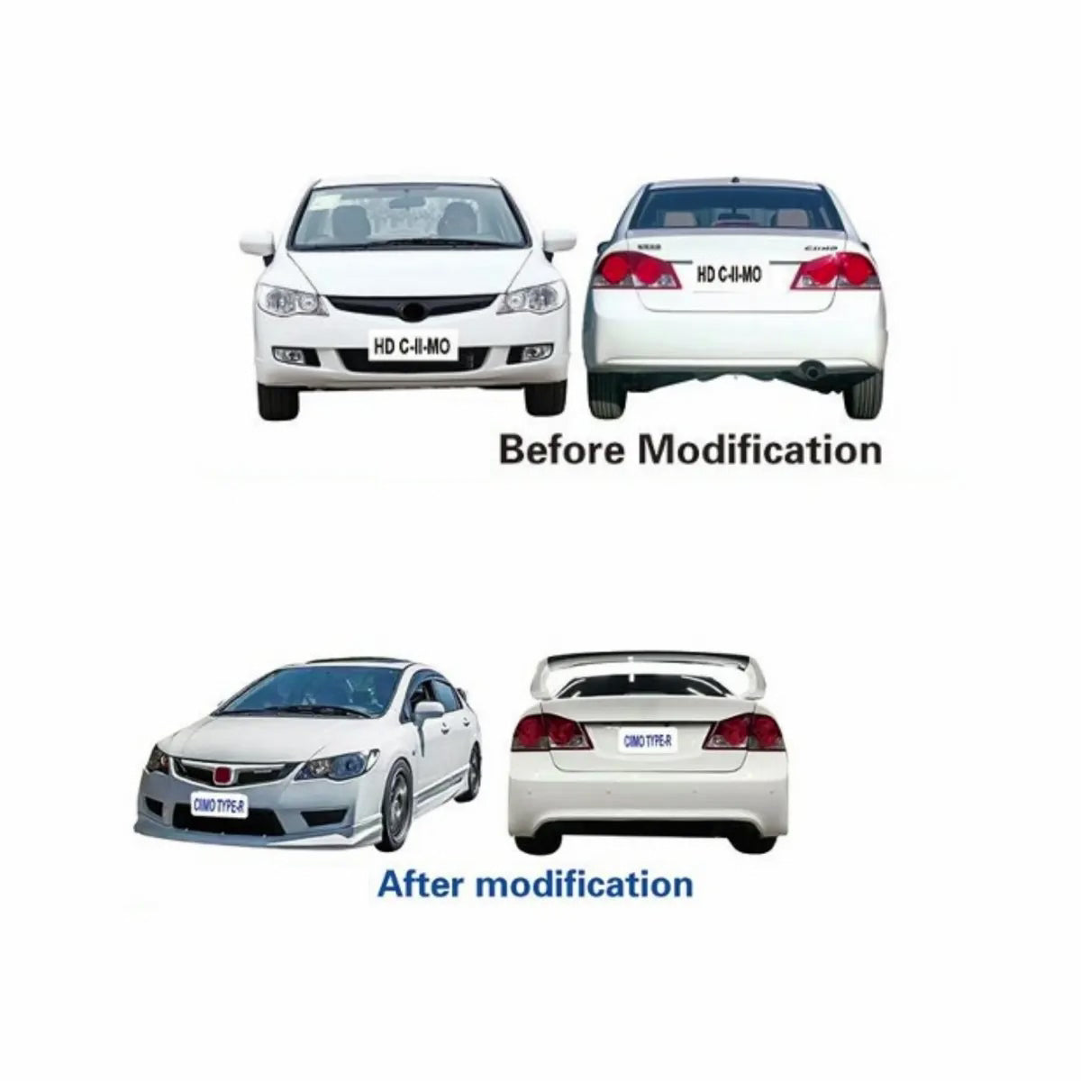 For Honda CIIMO bodykit for CIIMO front bumper rear bumper grille fron ...