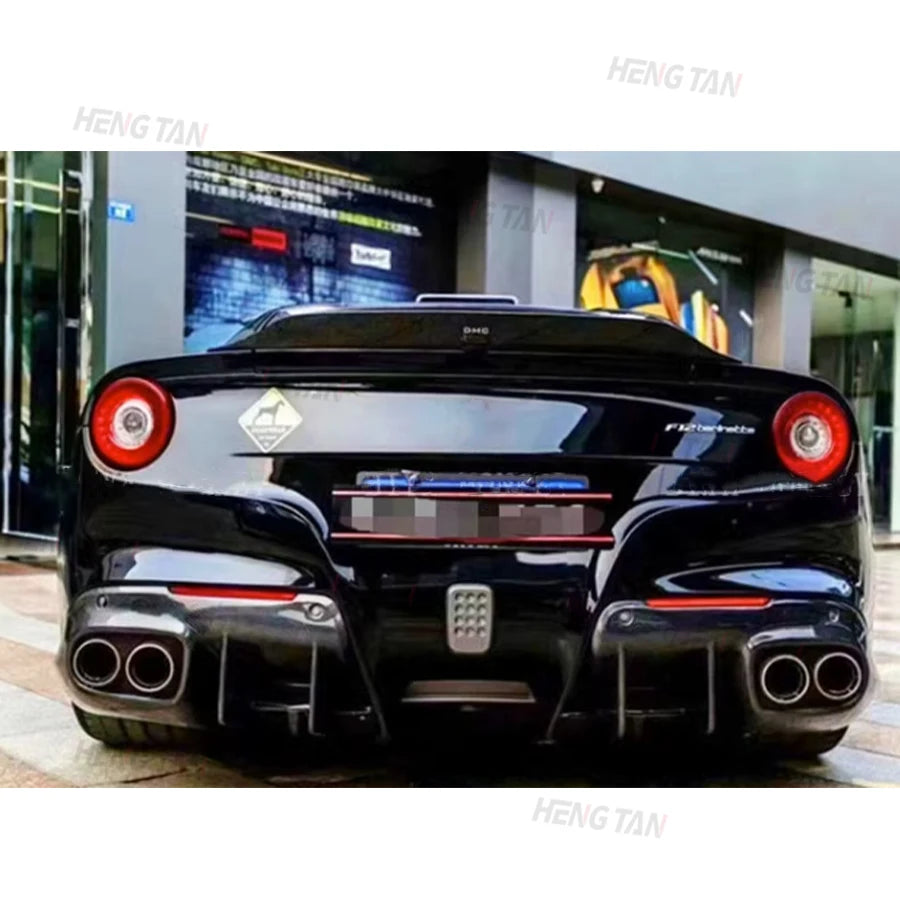Carbon Fiber Rear Trunk Spoiler Wing For Ferrari F12 Berlinetta 2013-2 ...