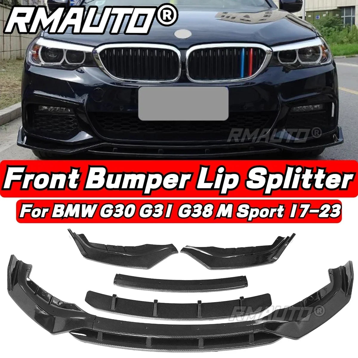 4Pcs/Set G30 Front Lip Car Front Bumper Splitter Lip Spoiler Diffuser ...