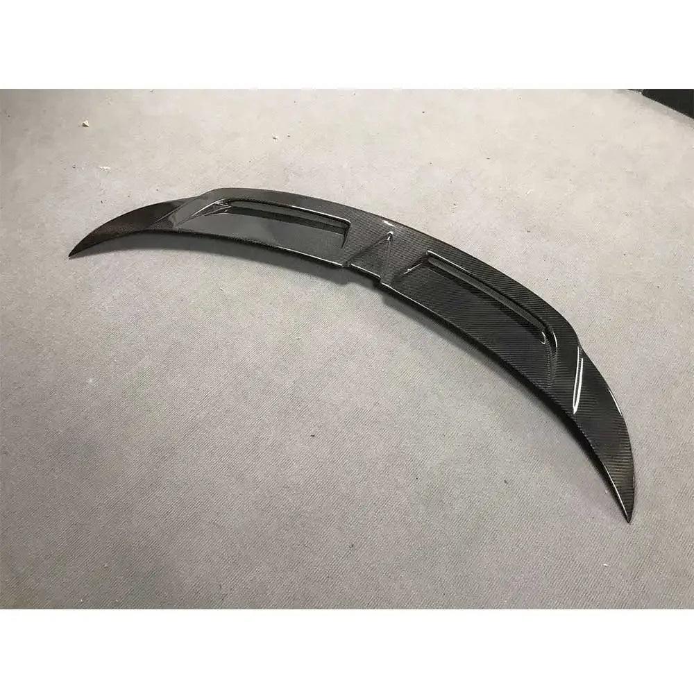 CM Style Real Carbon Fiber Rear Trunk Lip Wing Spoiler for Tesla Model ...