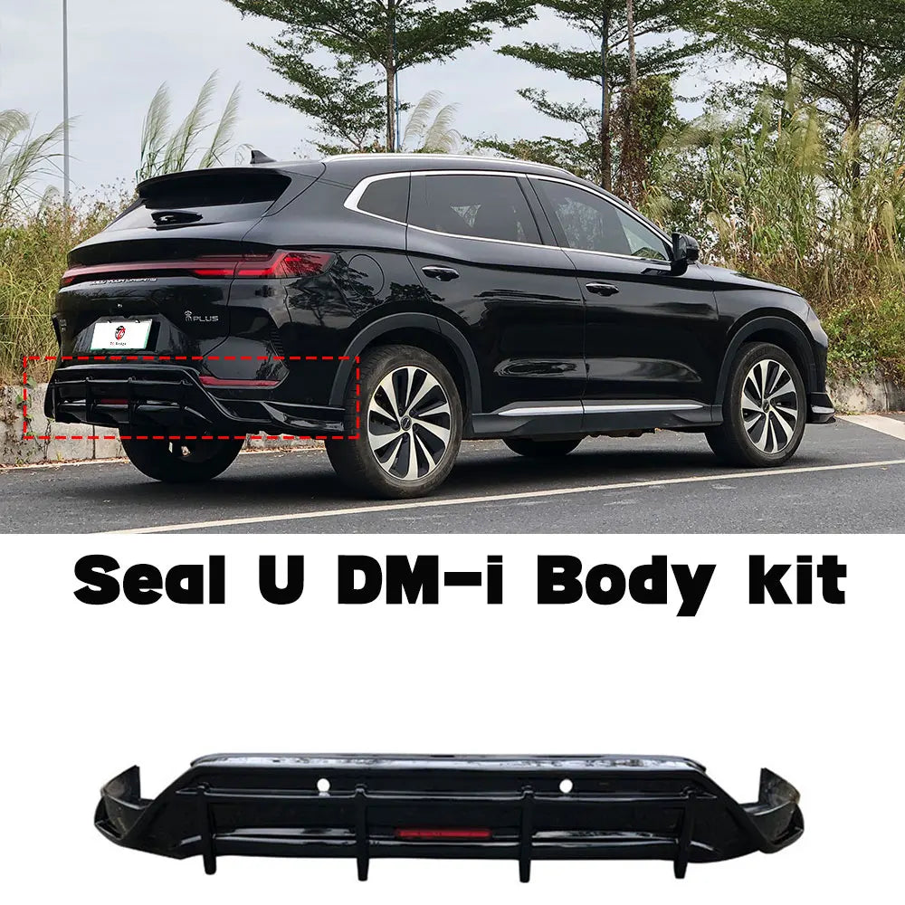 For BYD Seal U Dm-i Song Plus Body kit front chin diffuser spoiler bri ...