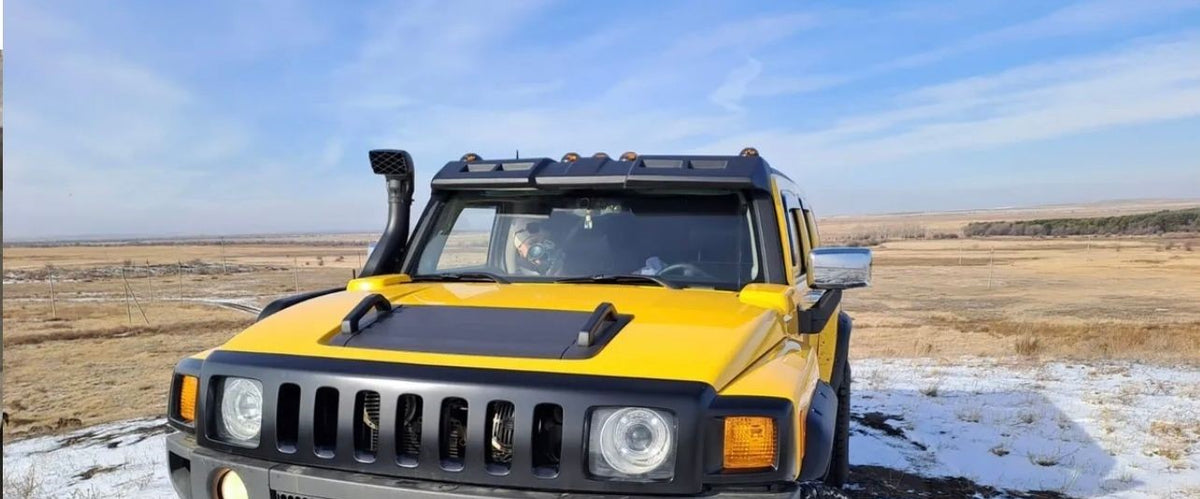 Fiberglass Visor (Spoiler) on the Roof For Hummer H3 – Limbotics ...