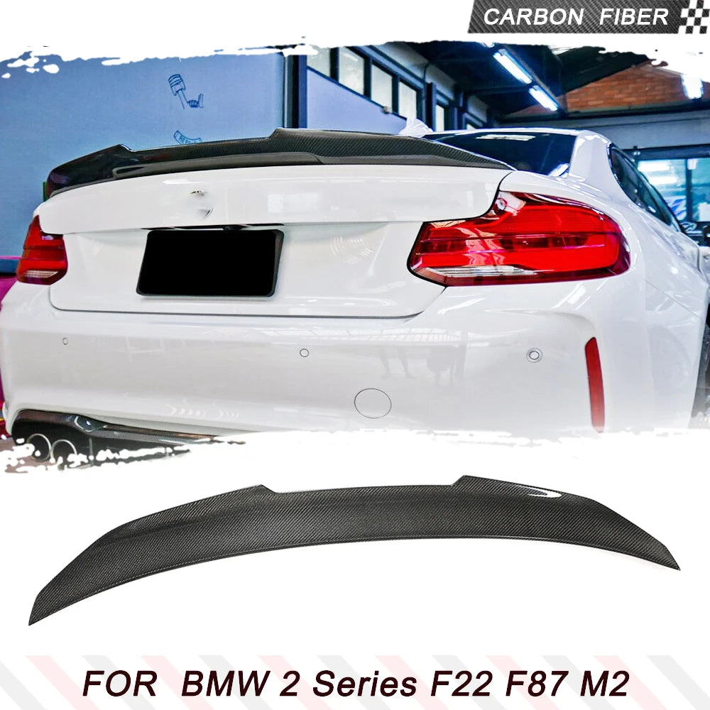 Carbon Fiber Rear Trunk Spoiler Boot Lip Wing Lid for BMW 2 Series F22 ...