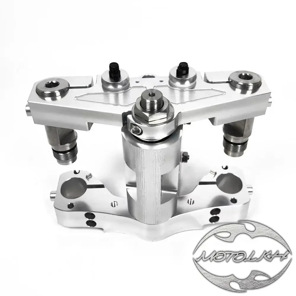 26" Inch Wheel Bolt On Rake Neck Triple Tree Kit refit Bagger For Harl ...