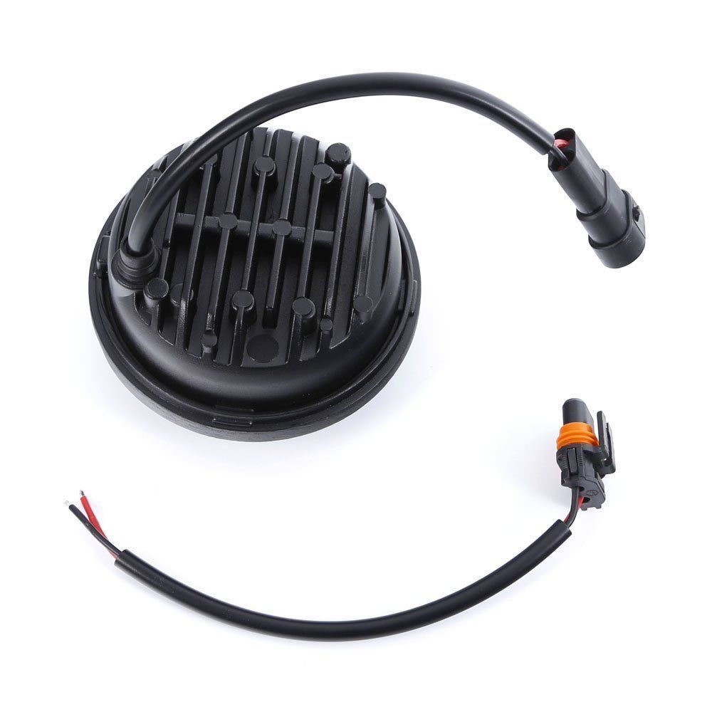 Blue Daymaker LED Fog Lights for Harley Davidson - 4.5" Auxiliary Head ...