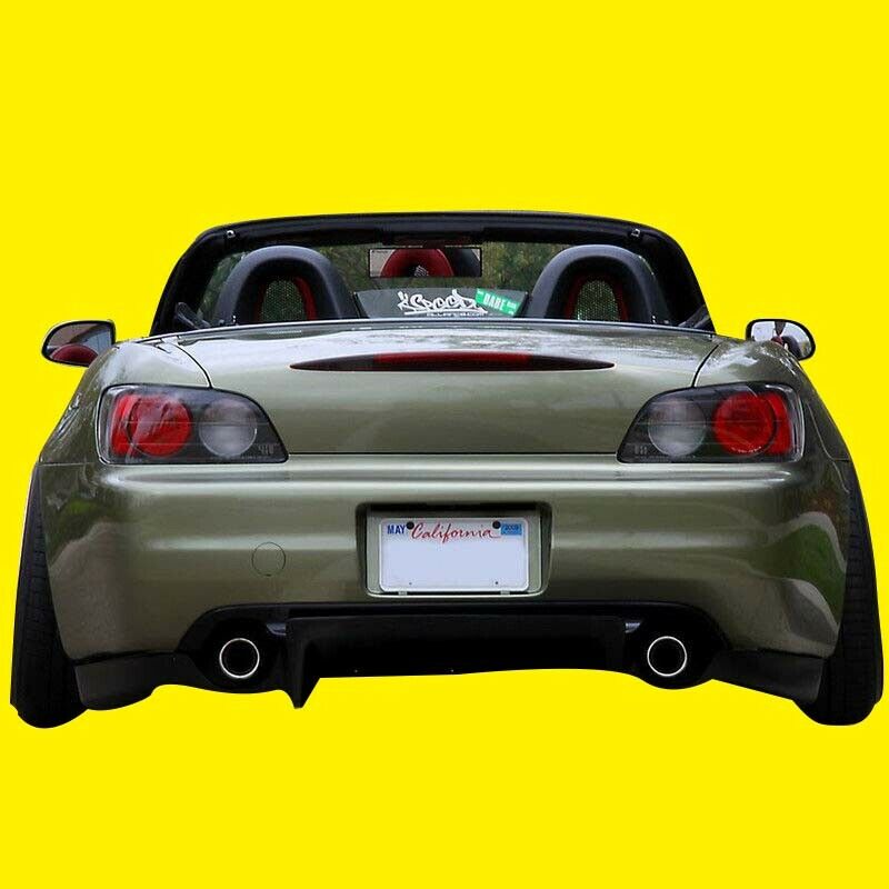 00-09 FITS: HONDA S2000 J STYLE REAR BUMPER LIP DIFFUSER BLACK FRP ...