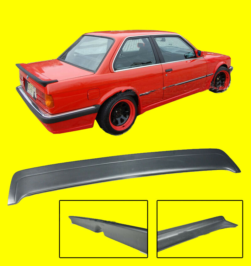 FITS 85-91 BMW E30 3-SERIES M-TECH 1 STYLE REAR TRUNK WING SPOILER LIP ...