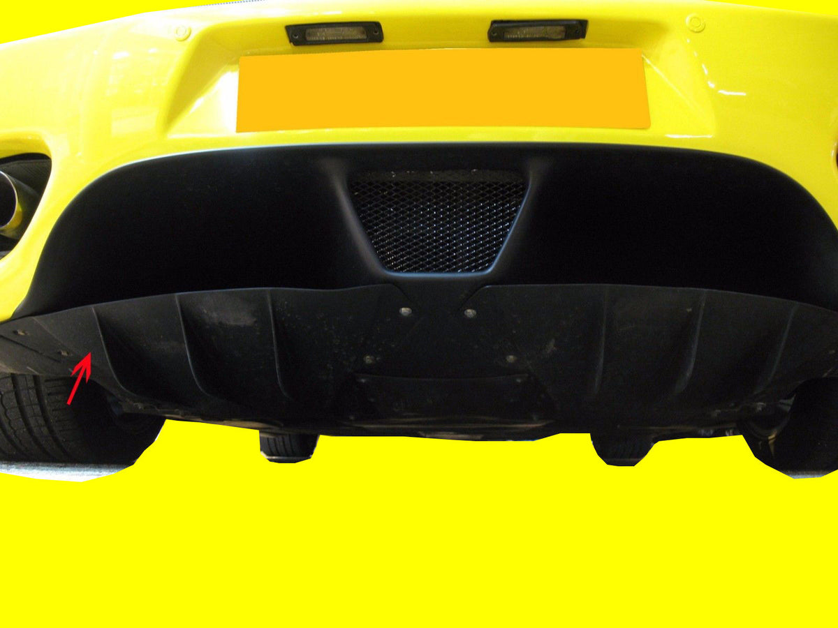 FRP FIBERGLASS REAR DIFFUSER 2PCS UNPAINTED FOR FERRARI F360 CHALLENGE ...