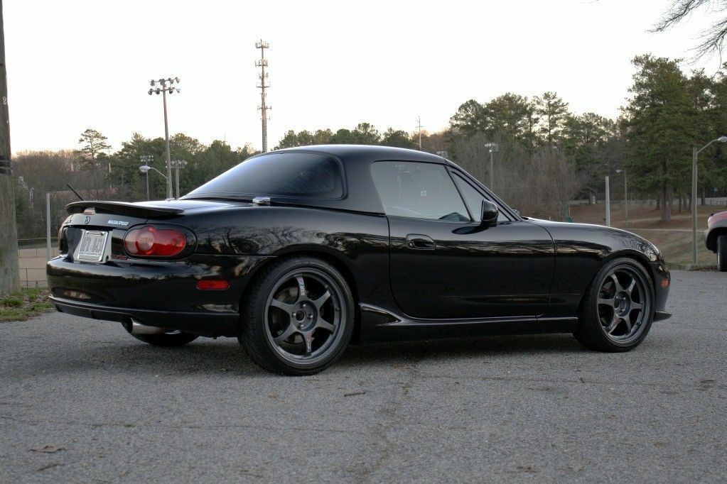 Mazda Miata 1990-2005 hardtop + REAR LEXAN WINDOW + BLACK OEM HARDTOP ...