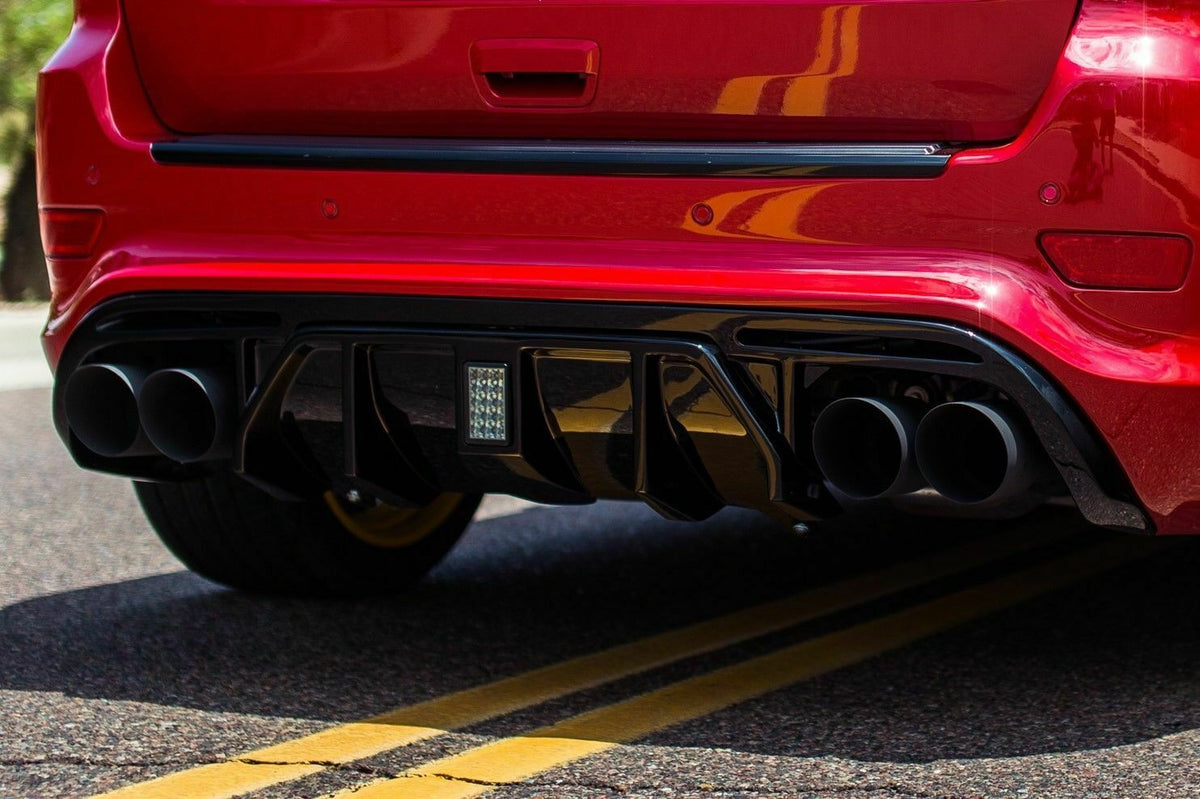 Diffuser for rear bumper Jeep Grand Cherokee WK2 SRT Trackhawk 2012-20 ...