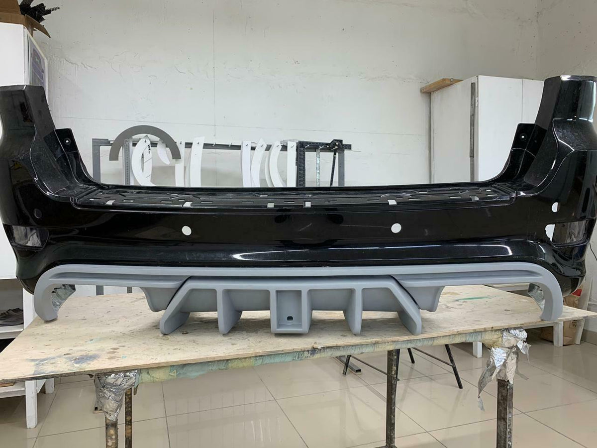 Diffuser for rear bumper Jeep Grand Cherokee WK2 SRT Trackhawk 2012-20 ...
