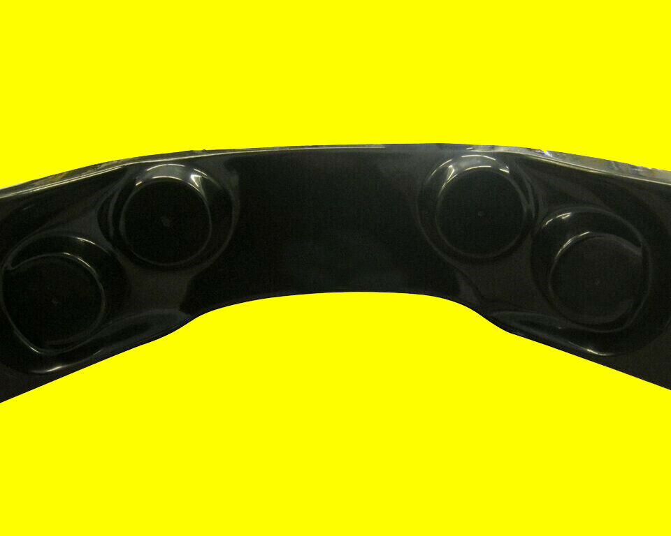 BLACK FIBERGLASS GAUGE DASH PANEL RACECAR INTERIOR IMCA USRA USMTS ...