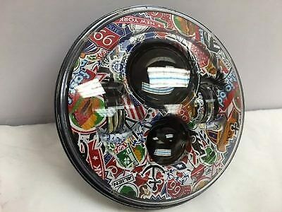 7″ DAYMAKER Replacement Sticker City Design Projector HID LED Light He ...