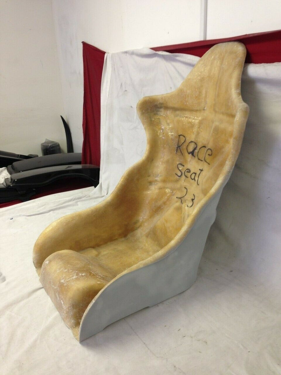 CAR TRACK RACE SEAT – FIBERGLASS SPORTS CAR RACING SEAT – HOT ROD, DUN ...