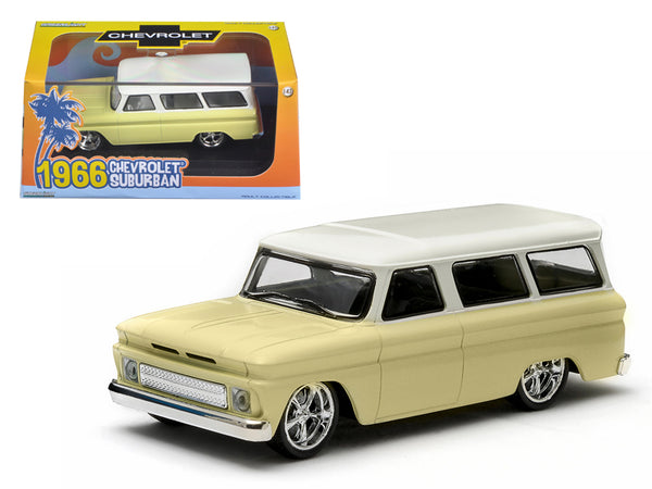 1966 Chevrolet Suburban Yellow 1/43 Diecast Car Model by Greenlight ...
