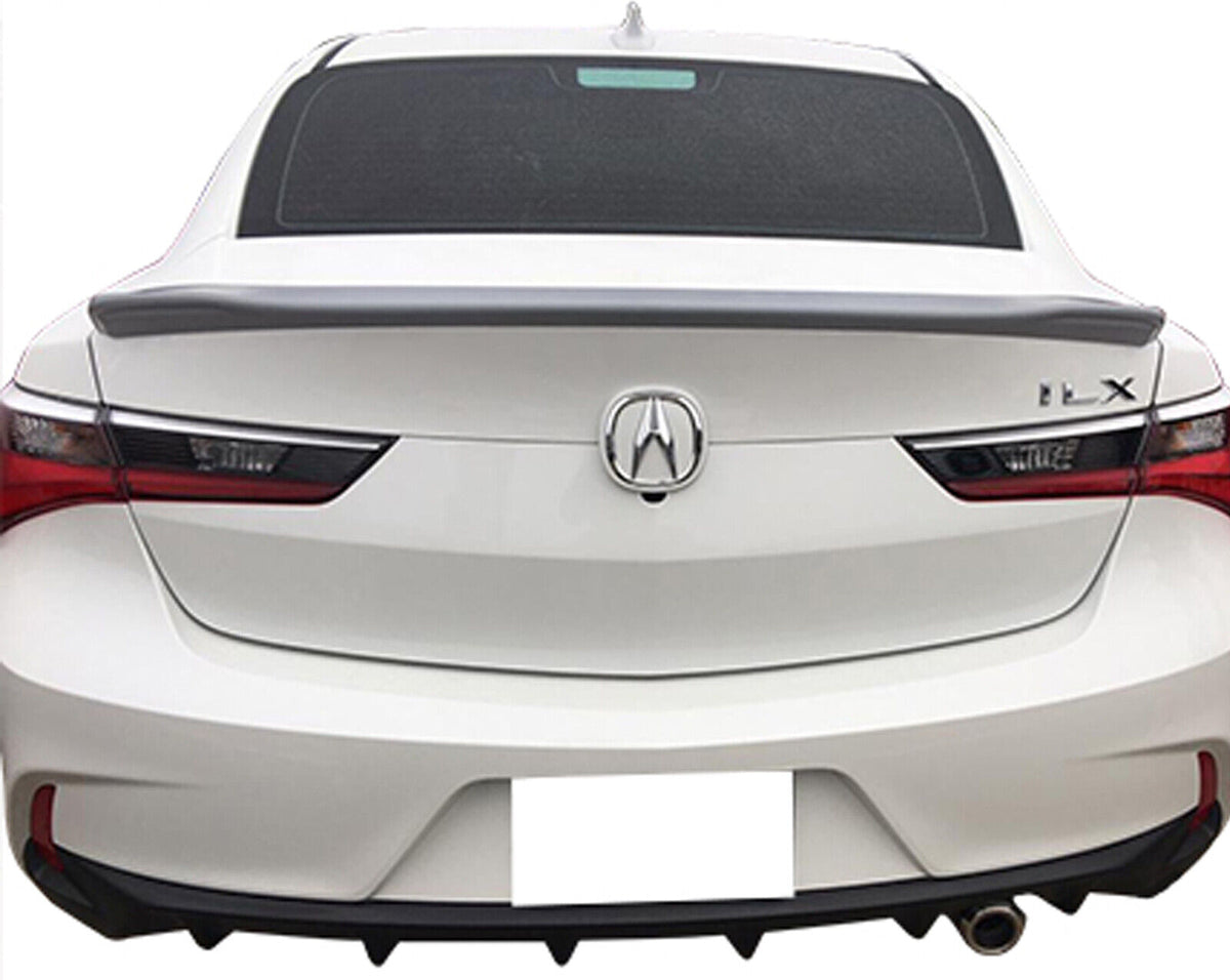 UNPAINTED PRIMED FACTORY STYLE FLUSH SPOILER FOR AN ACURA ILX 2020-202 ...