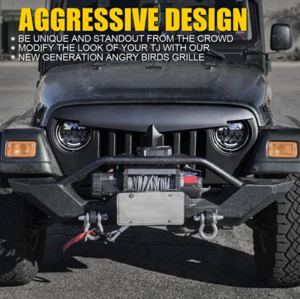 Angry Bird Grille For Jeep Wrangler TJ 1997-2006 – Limbotics ...
