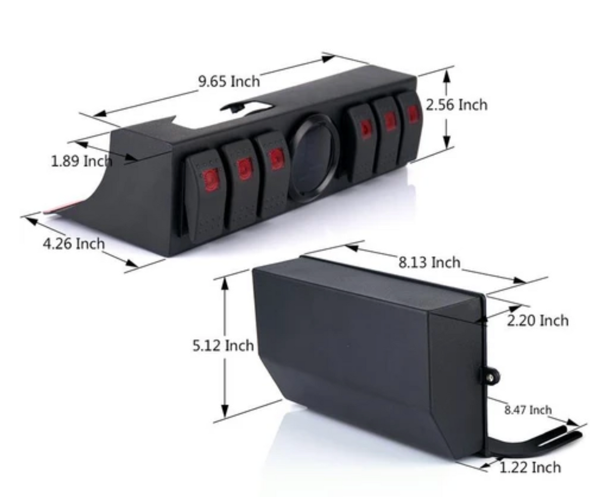 6 Rocker Switch Panel And System Relay Box – Limbotics Motorsports Group