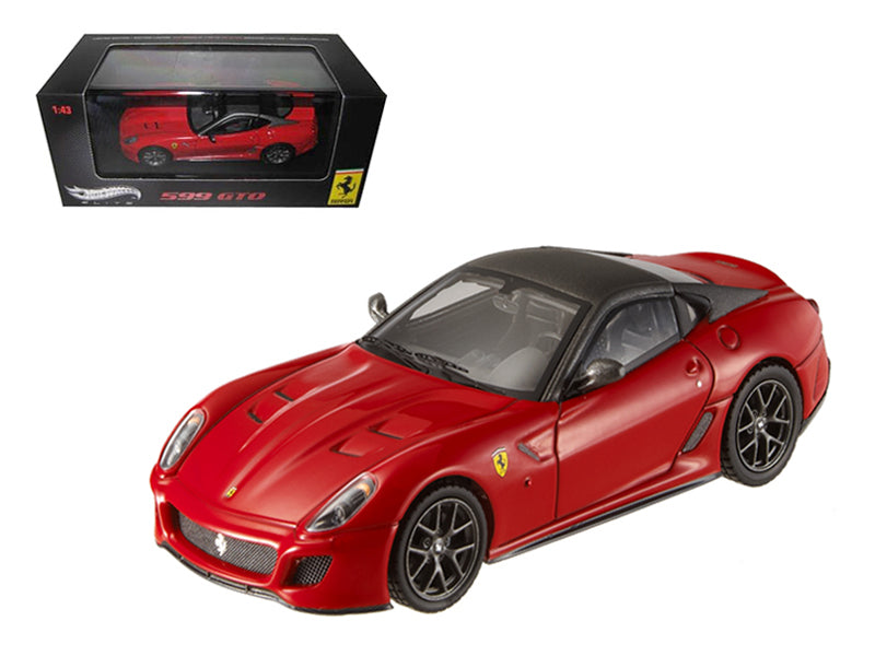 Ferrari 599 GTO Red With Grey Roof Elite Edition 1/43 Diecast Car Mode ...